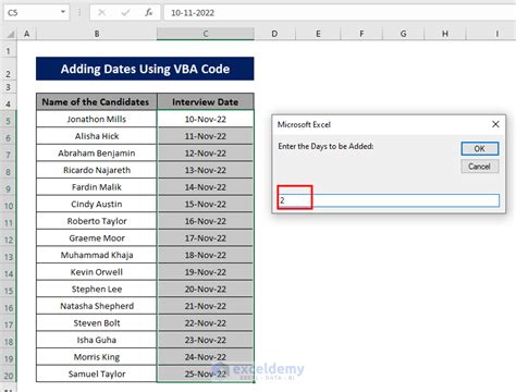 How To Add Dates In Excel Automatically 2 Simple Steps
