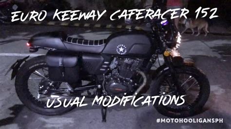 Customized Euro Keeway Cafe Racer 152 Modified 150cc Caferacer Keeway