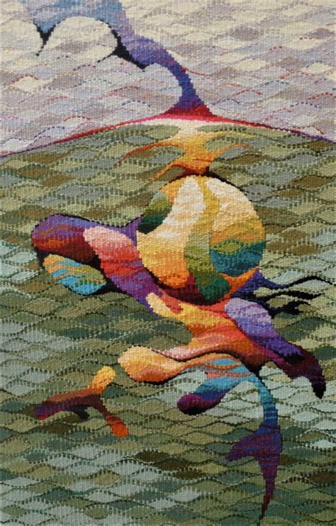 Pollution Earth” Michael Crompton Tapestry Weaver
