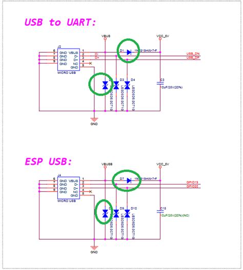 Esp32 Circuit Protection With Multiple Usb Ports Electrical