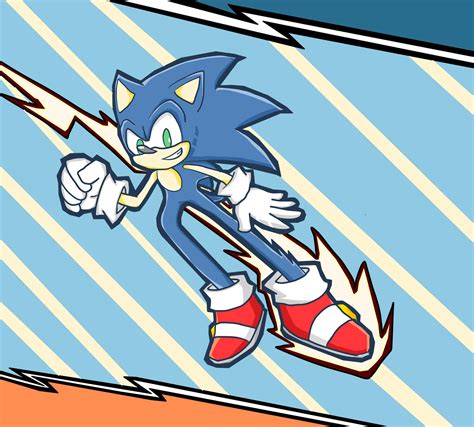 Download Sonic Speeding Action Wallpaper