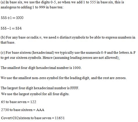 Solved Determine The Smallest And Largest Four Digit Numbers And Their Answer