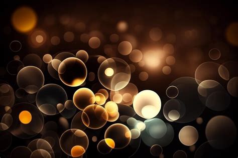 Premium Photo Abstract Bokeh Background Generative Ai