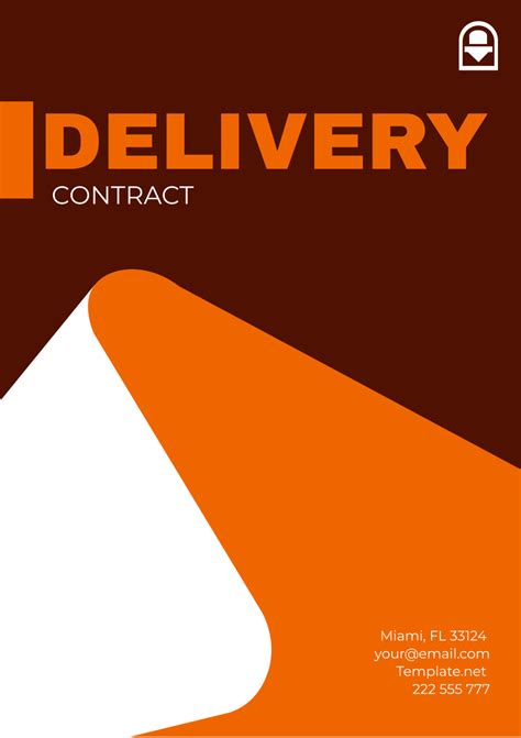 Free Delivery Contract Template To Edit Online