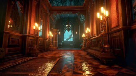 Premium Ai Image Scene From Horror Game Ai Generate