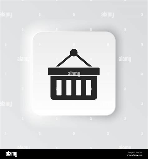 Rectangle Button Icon Basket Button Banner Rectangle Badge Interface
