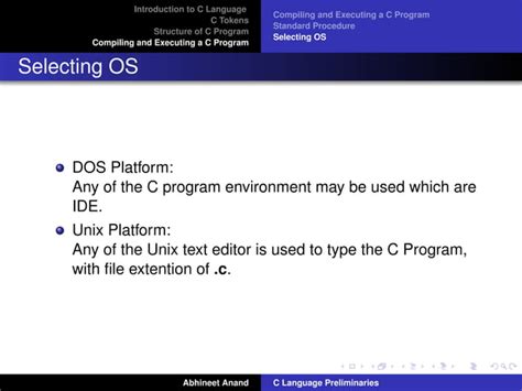 C Language Preliminaries Pdf Programming Languages Computing