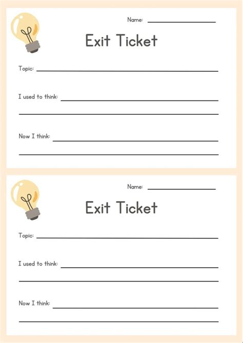 Engage Your Students With Exit Tickets