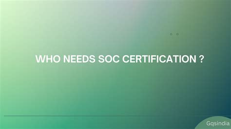 Who Needs Soc Certification Iso 22000 Fssc 22000 Ce Mark Lead