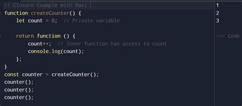 javascript closures webdevelopment coding ravi ranjan jha