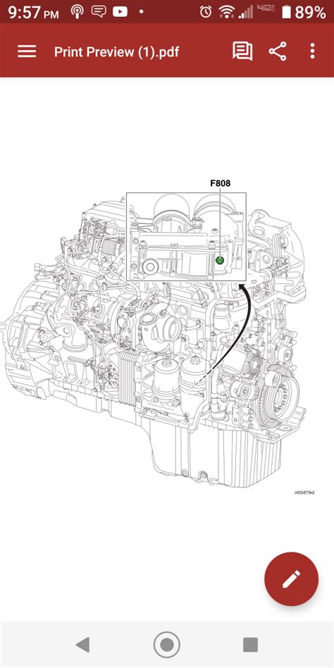 Paccar MX EPA Oil Temperature Sensor Location TruckersReport Com Trucking Forum CDL