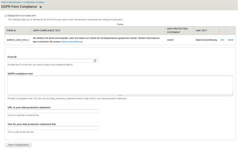Gdpr Form Compliance