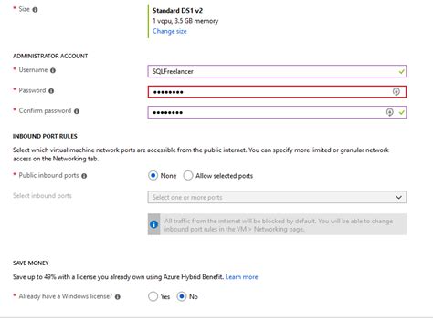 Create Azure Windows Vm Sql Freelancer Blog
