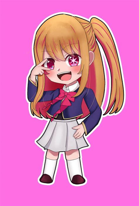 Ruby Hoshino Chibi By Saltykung On Deviantart