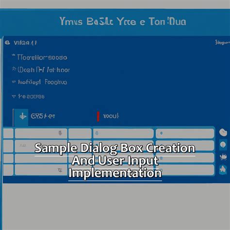 Getting User Input In A Dialog Box In Excel Anders Fogh