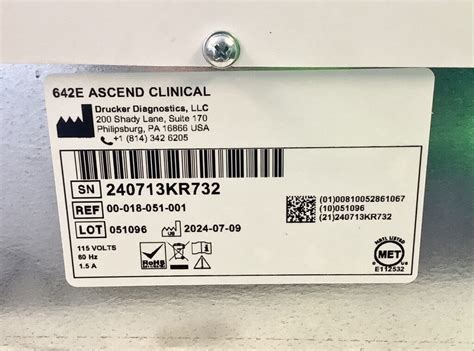Drucker Diagnostics Clinical Centrifuge 642e 2024 Unused