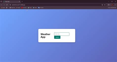 Abhishek Choudhari On Linkedin React Weatherapp Webdevelopment Api Javascript Coding