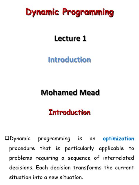 lecture1 dynamicprogramming 1 pdf dynamic programming