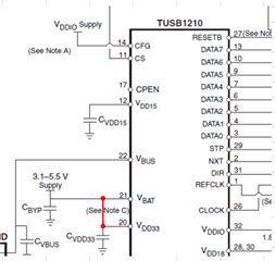 TUSB Placement Of VBAT And VDD Capacitors Interface Forum Interface TI E E Support