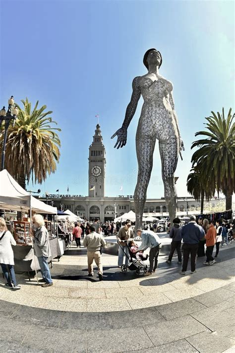 Controversial New Revolution Sculpture Embarcadero Plaza San Francisco