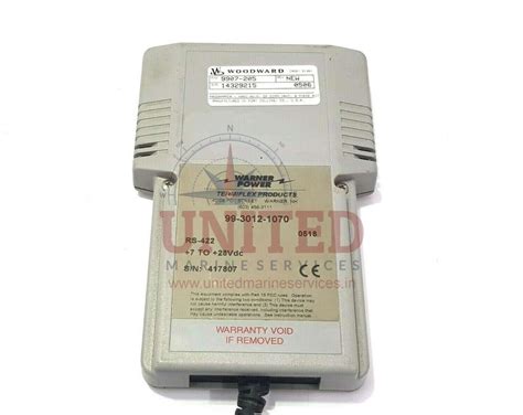 Woodward 9907 205 Hand Held Programmer Revnew 0506 United Marine Woodward 9907 205 Hand Held Programmer Revnew 0506 United Marine
