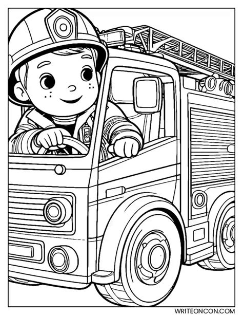 Printable Fireman Sam Coloring Pages 2025