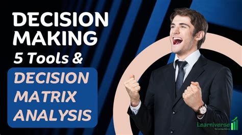 🔥 5 Decision Making Tools And Decoding Decision Matrix Analysis 🎯 Personal Development Neelesh