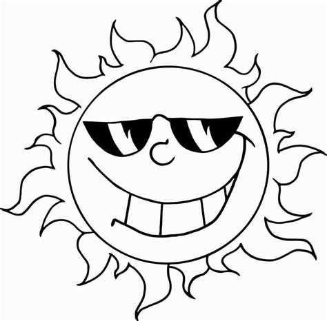 Dibujos De Sol Para Colorear E Imprimir Coloringonlycom