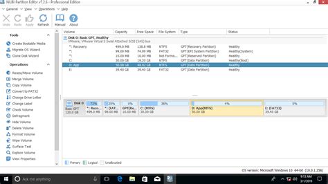 solution can t shrink volume partition on windows 10