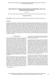 Tree Species Classification Based On Neutrosophic Logic And Dempster Shafer Theory B Hu Q