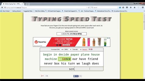 Typeracer Typing Speed Test 74 Wpm Youtube
