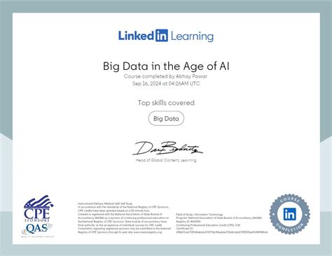 Abhay Pawar On Linkedin Bigdata Ai Innovation Continuouslearning