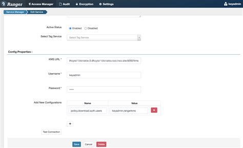 configure high availability for ranger kms with kts