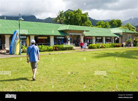 Old Hanalei School Building That Has Been Converted Into Retail
