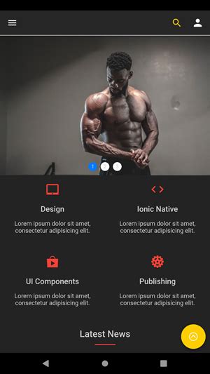 Ionic 5 Angular 8 Dark Ui Theme Template App Starter App By