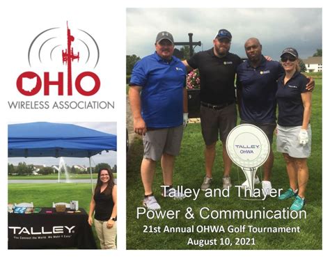 Talley Inc On Linkedin Ohwa Ohio Wireless Golf Thayerpc