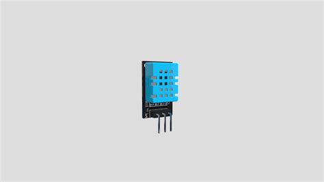 Módulo Sensor De Umidade E Temperatura Dht11 Download Free 3d Model
