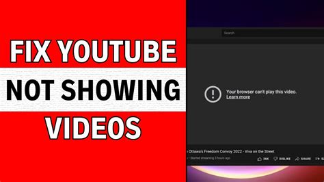 How To Fix YouTube Not Showing Videos QUICK FIX YouTube