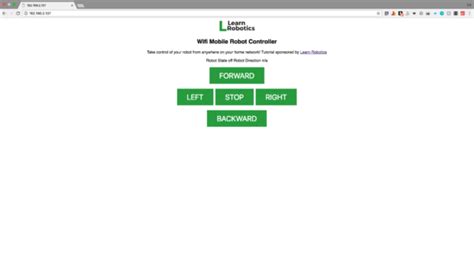 WeMos WiFi Controlled Robot Using L N Learn Robotics