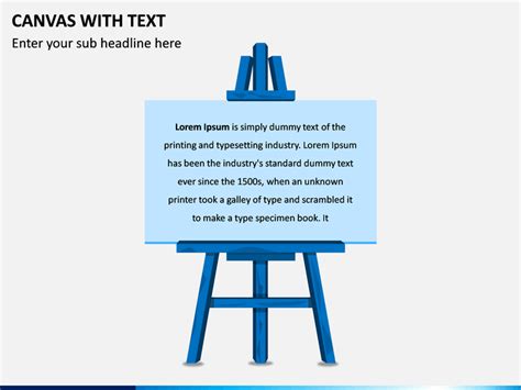 Canvas With Text Powerpoint And Google Slides Template Ppt Slides