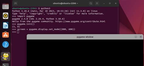 Pygame Installation On Ubuntu 22 04 Or 20 04 Linux LinuxShout