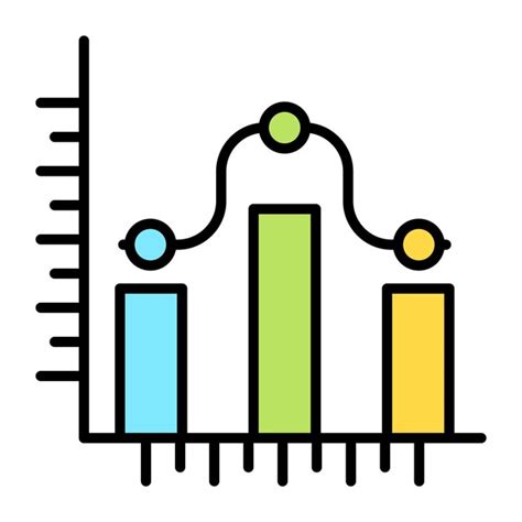 Premium Vector Clustered Column Flat Illustration