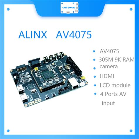 Alinx Av4075 브랜드 인텔 알티아 Fpga 개발 보드 사이클론 Iv 비디오 이미지 처리 Hdmi 입력출력 컴퓨터 부품