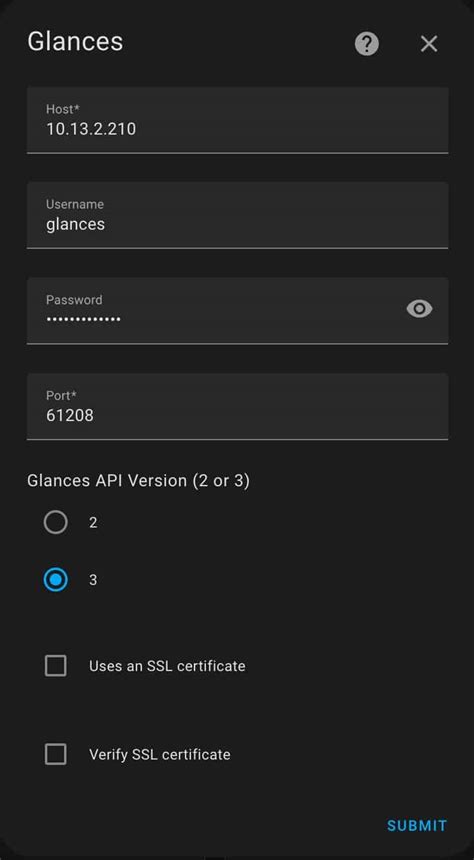 home assistant monitor proxmox with glances