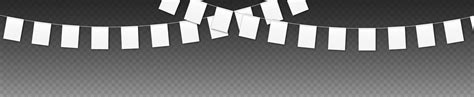 Bunting Flags Carnival Party White Royalty Free Vector Image