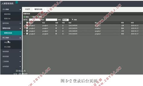 基于SSM框架的企业人事管理系统的设计与实现 MySQL 含录像 Javaweb 计算机