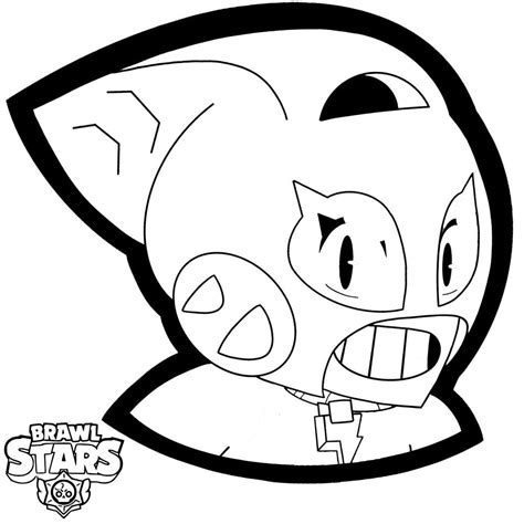 Max Head Brawl Stars Coloring Pages Xcolorings Com