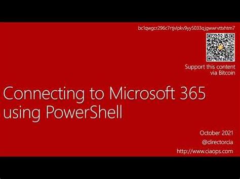 Connect To Microsoft 365 Using PowerShell CIAOPS