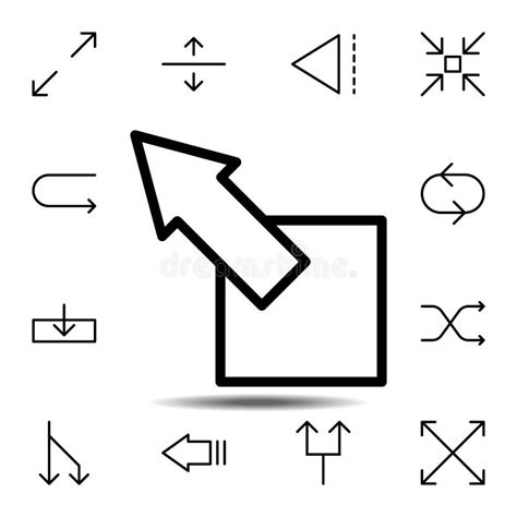 Arrow Full Screen Icon Simple Thin Line Outline Vector Element Of Arrow Icons Set For Ui And