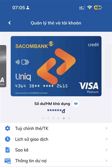 Sacombank Visa Uniq Facebook